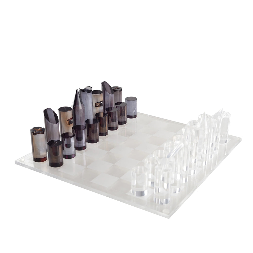 Acrylic Chess & Checkers Set – H+E Goods Company